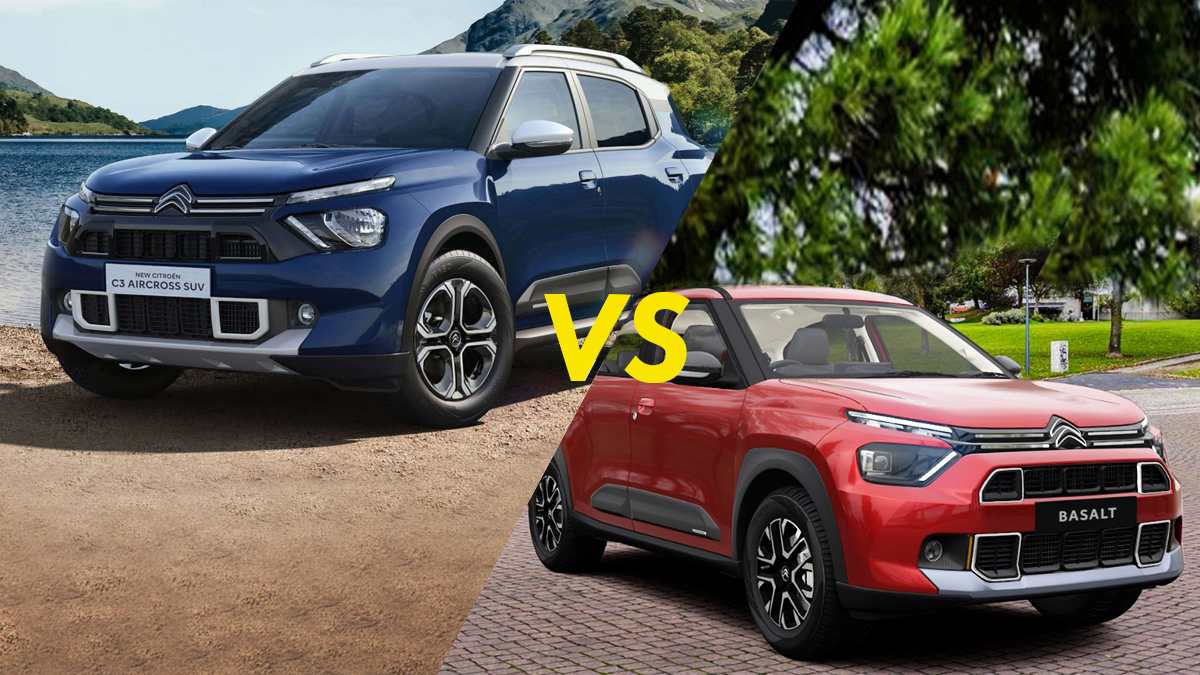 Comparison: Citroen Basalt vs Citroen C3 Aircross